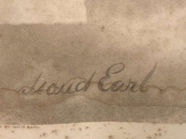 Maud Alice Earl | Maud Earl I Hear A Voice Lithograph on Paper (1849 ...