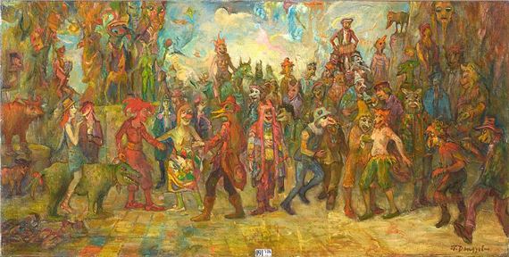 Tibor Dengyel | Carnaval des monstres | MutualArt