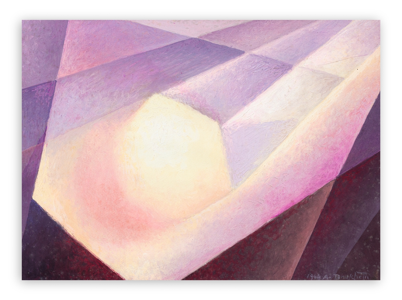 Alessandro Bruschetti | AEROPITTURA CON LAGO (1932) | MutualArt