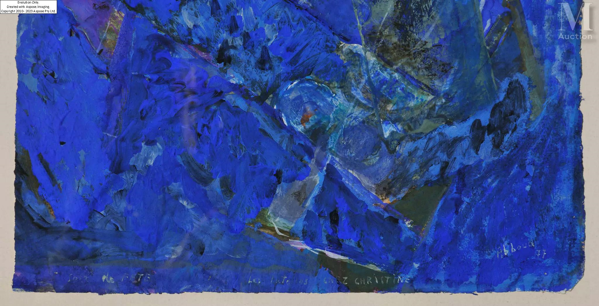 Shafic Abboud | Soir de fête - Les intellos chez Christine | MutualArt