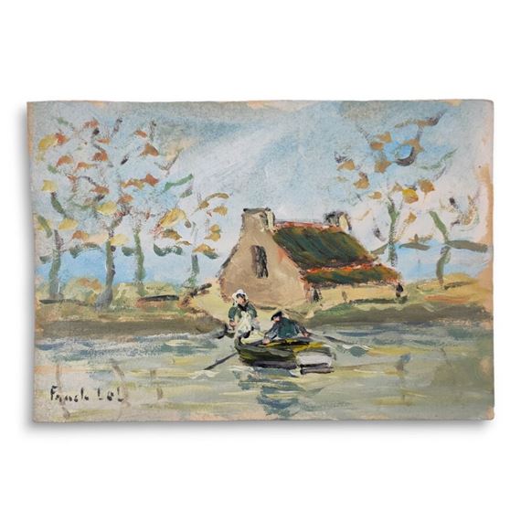 Fanch Lel | Chaumière vendéenne Pochade sur | MutualArt