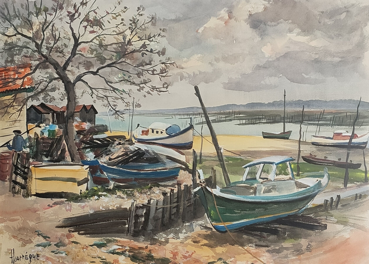 Jean Hourregue | Le bassin d'Arcachon | MutualArt
