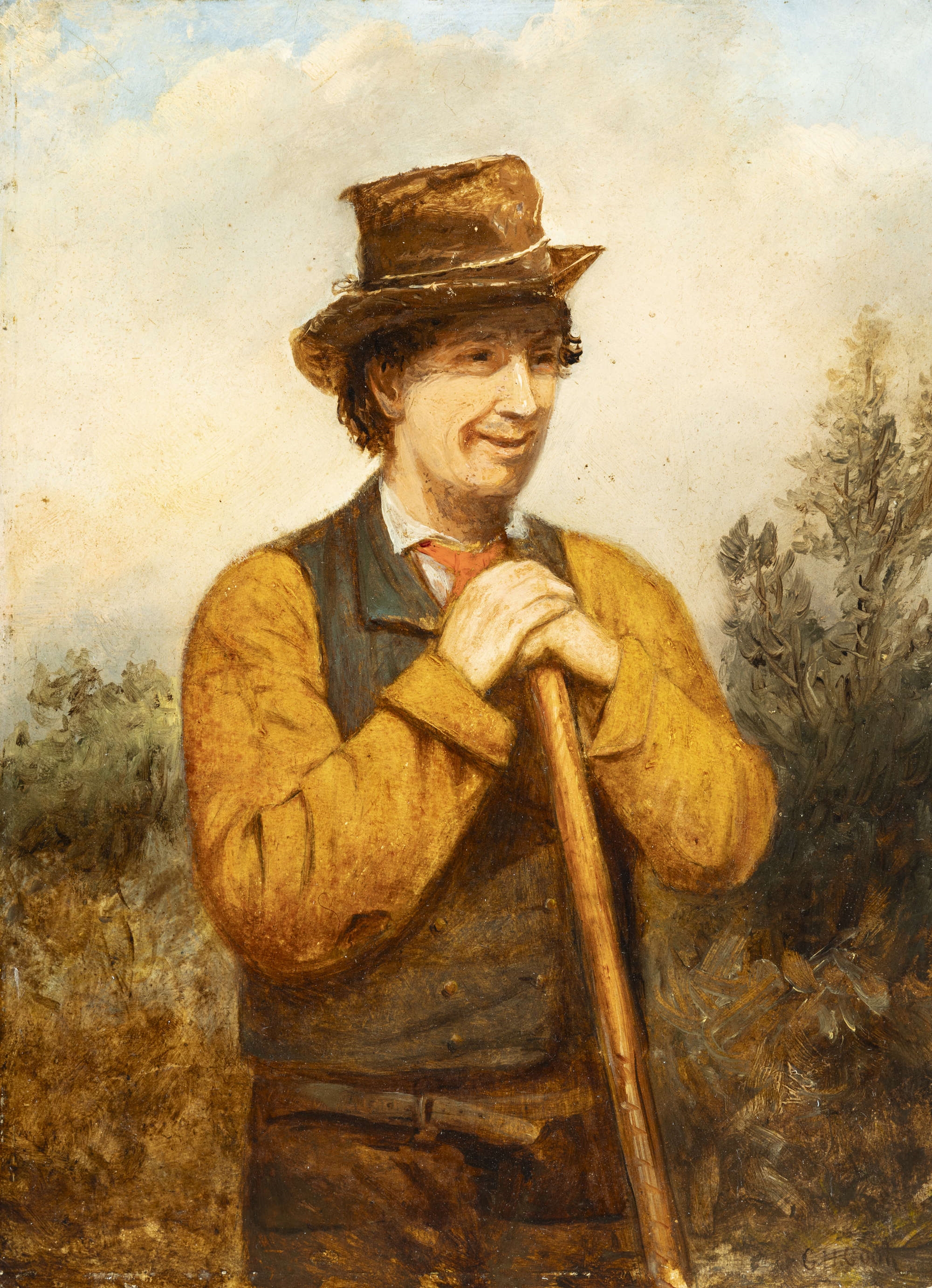 Charles Henry Cook | An Irish Farmer | MutualArt