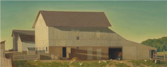 Marvin Dorwart Cone | White Barn No. 2 (1948) | MutualArt