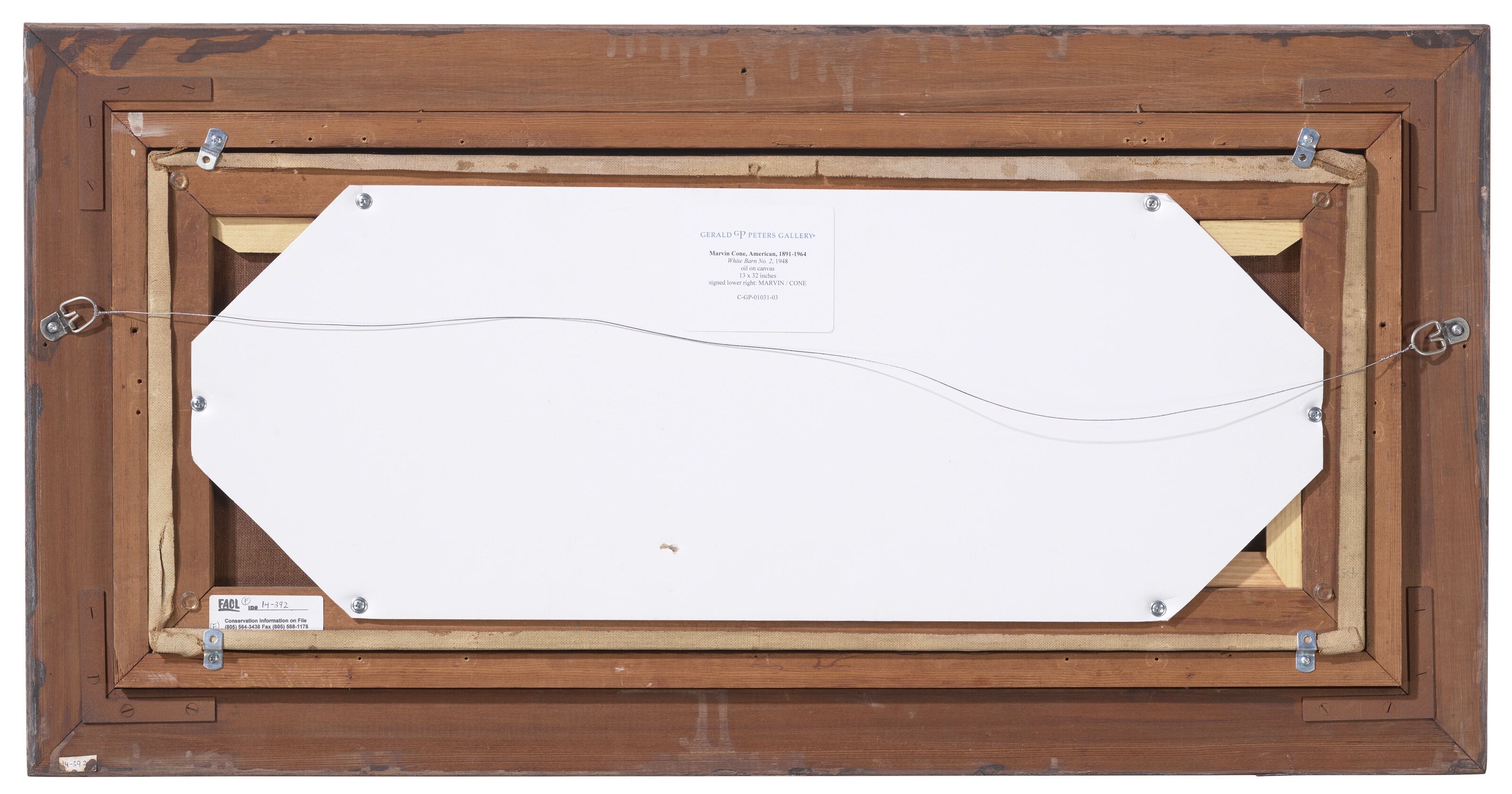 Marvin Dorwart Cone | White Barn No. 2 (1948) | MutualArt