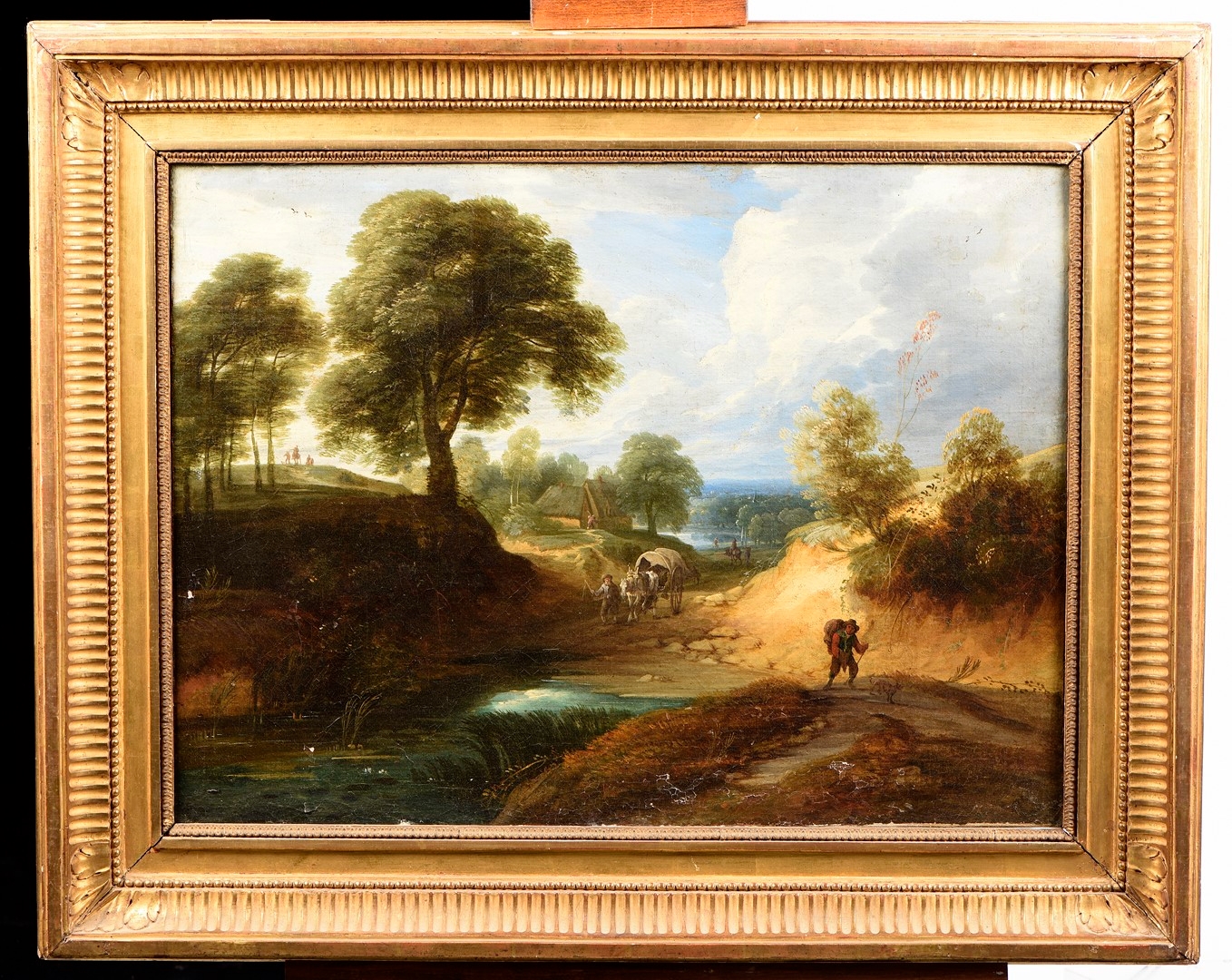 Jacques D'Arthois | Paysage animé au bord de l’eau | MutualArt