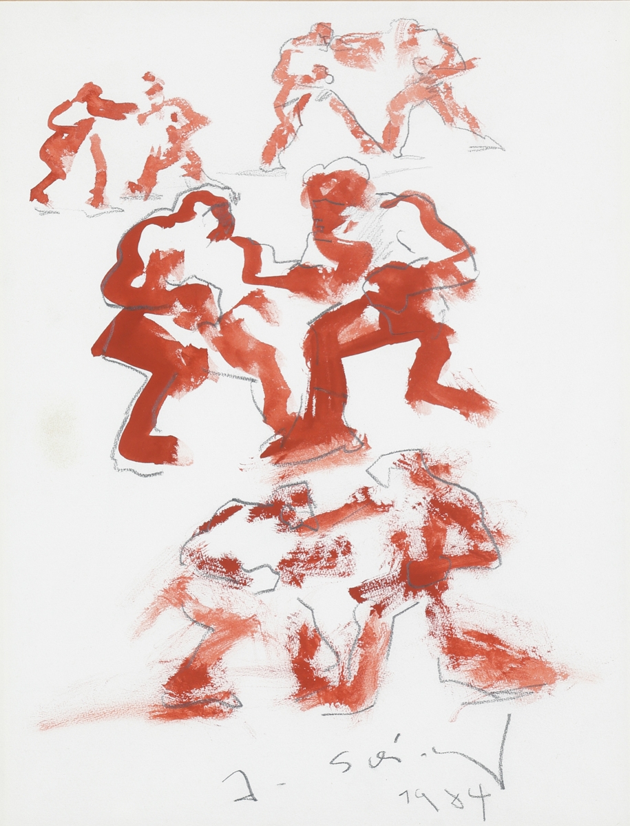 Hans Schröder | Boxerstudien (1984) | MutualArt