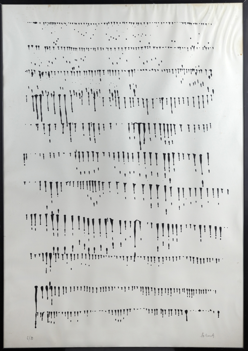 Oskar Holweck | Ohne Titel (Blatt 6 der Folge Sechs Serigraphien ...