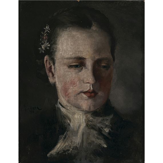 Paul Mathias Padua | Paul Mathias Padua - Bildnis einer jungen Frau (46 ...