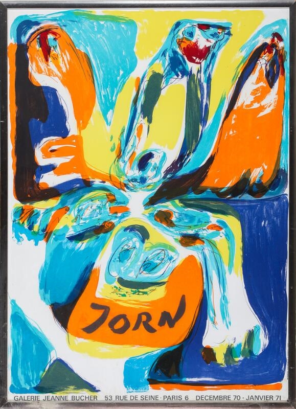 Asger Jorn | Exhibition poster from 1970 (1970) | MutualArt