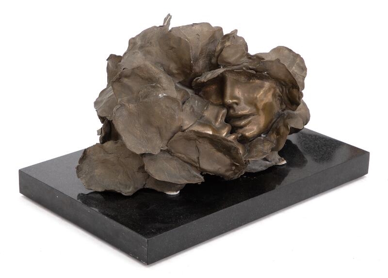 Jens-Flemming Sorensen | A patinated bronze sculpture, cast with three ...