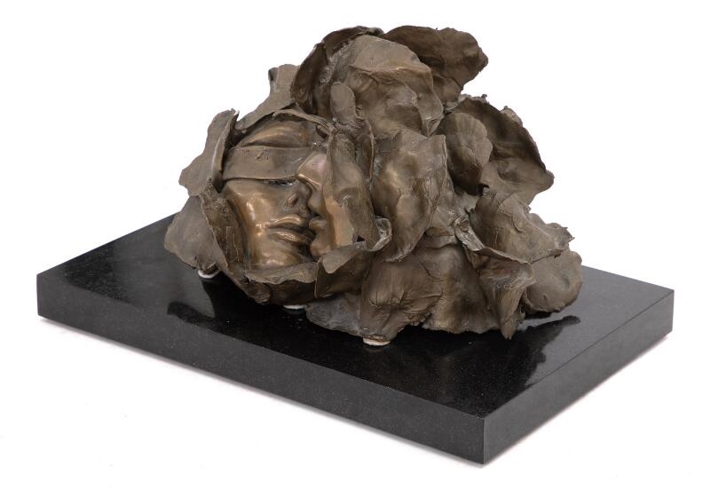 Jens-Flemming Sorensen | A patinated bronze sculpture, cast with three ...