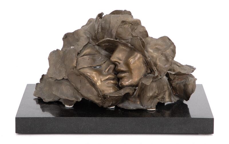 Jens-Flemming Sorensen | A patinated bronze sculpture, cast with three ...