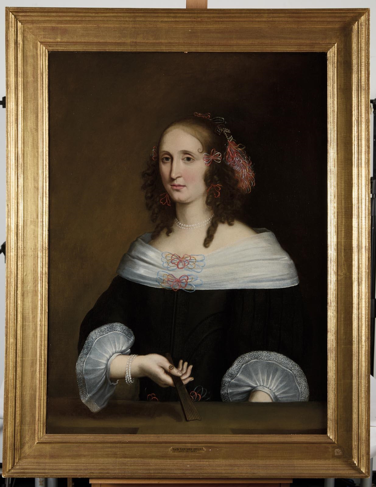 Juriaen Jacobsz. | Portrait de femme à l’éventail (1624) | MutualArt