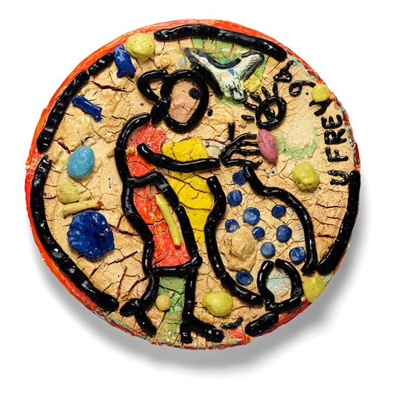 Viola Frey | Untitled (Plate), 1994 (1994) | MutualArt