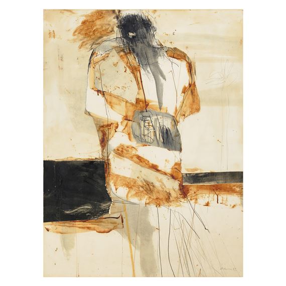 Nathan Oliveira | Seated Man, 1957 (1957) | MutualArt