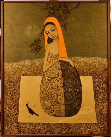 Cheong Soo Pieng | Attributed to Malay woman (1975) | MutualArt
