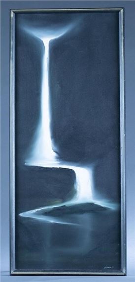 George Sumner | George Sumner, Double Waterfall, O/C (1979) | MutualArt