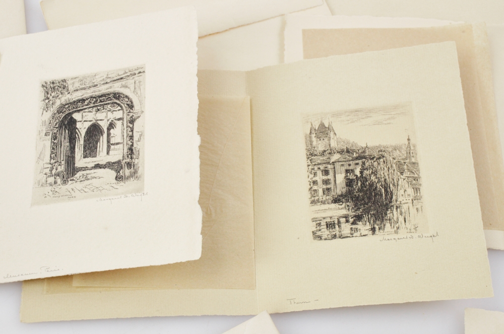 Margaret Hardon Wright | Etchings of Europeans Sights (1869) | MutualArt