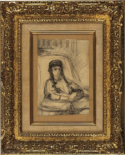 Pierre Laprade | Jeune fille au tresse | MutualArt