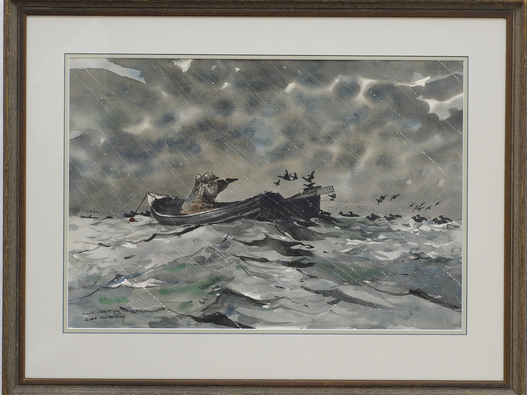 Chet Reneson | Coot Shooting in Conn | MutualArt