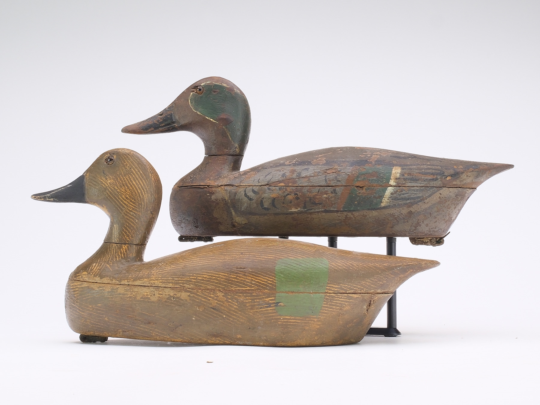 William Finch | Hen and drake greenwing teal | MutualArt