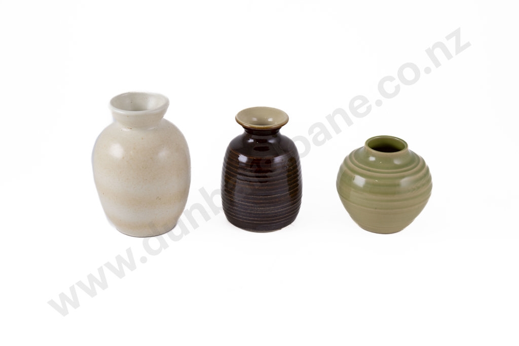 Carl Vendelbosch | Three Carl Vendelbosch for Temuka Hand Potted Posy ...