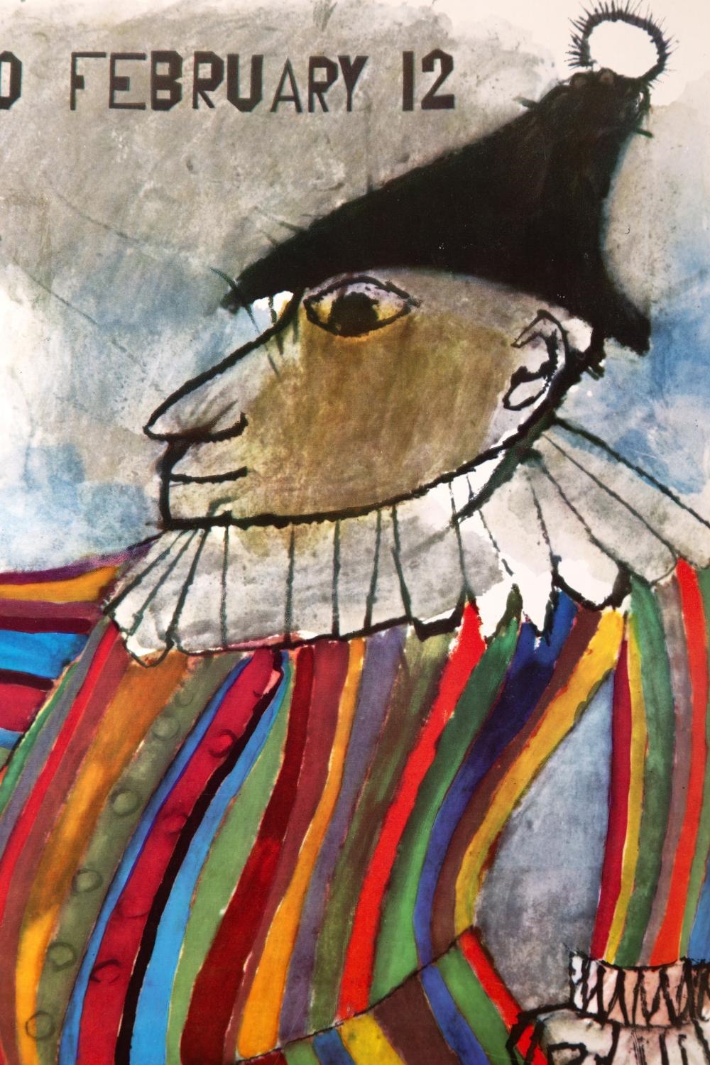 Ben Shahn | EXHIBITION POSTER (CLOWN) (1964) | MutualArt
