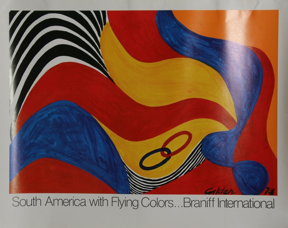 Alexander Calder | SOUTH AMERICA WITH FLYING COLORS (1973) | MutualArt