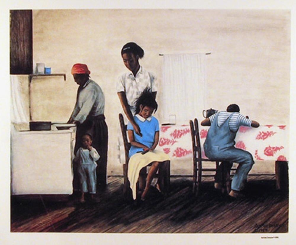 Arthur L. Dawson | SATURDAY EVENING IN THE KITCHEN (1990) | MutualArt