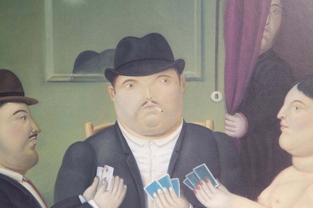 Fernando Botero | CARD PLAYERS POSTER (1991) | MutualArt