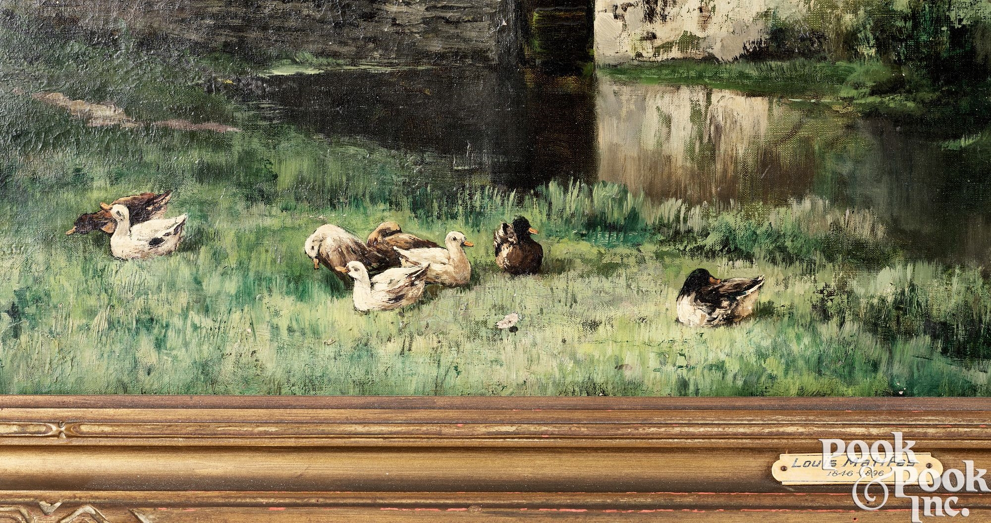 Louis Rémy Matifas | Louis Matifas oil on canvas landscape | MutualArt