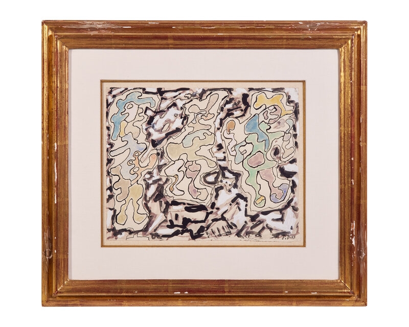 Jean Dubuffet | Trois Personnages (1963) | MutualArt
