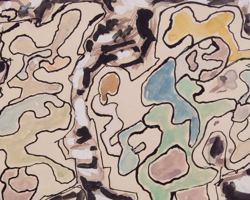 Jean Dubuffet | Trois Personnages (1963) | MutualArt
