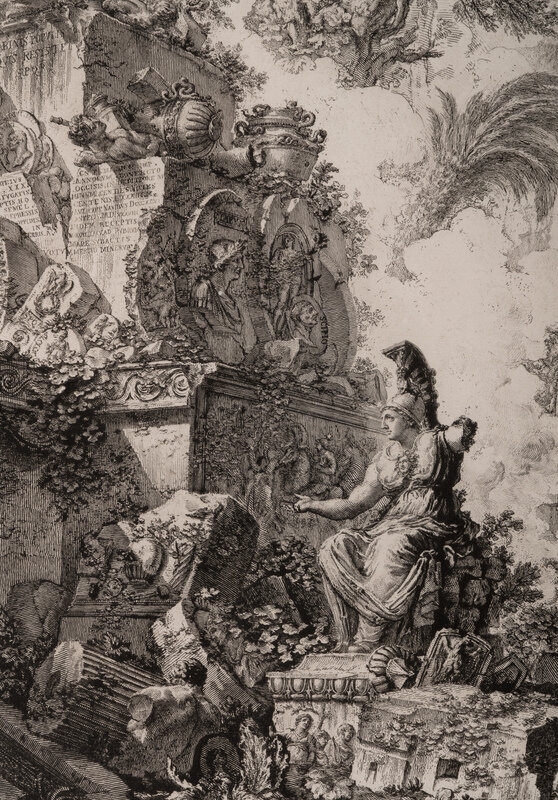 Giovanni Battista Piranesi | Frontispiece for Vedute de Roma (1748 ...