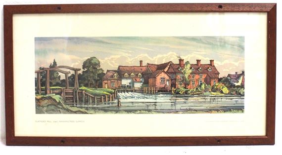 Kenneth Steel | FLATFORD MILL (near MANNINGTREE) SUFFOLK (1950) | MutualArt
