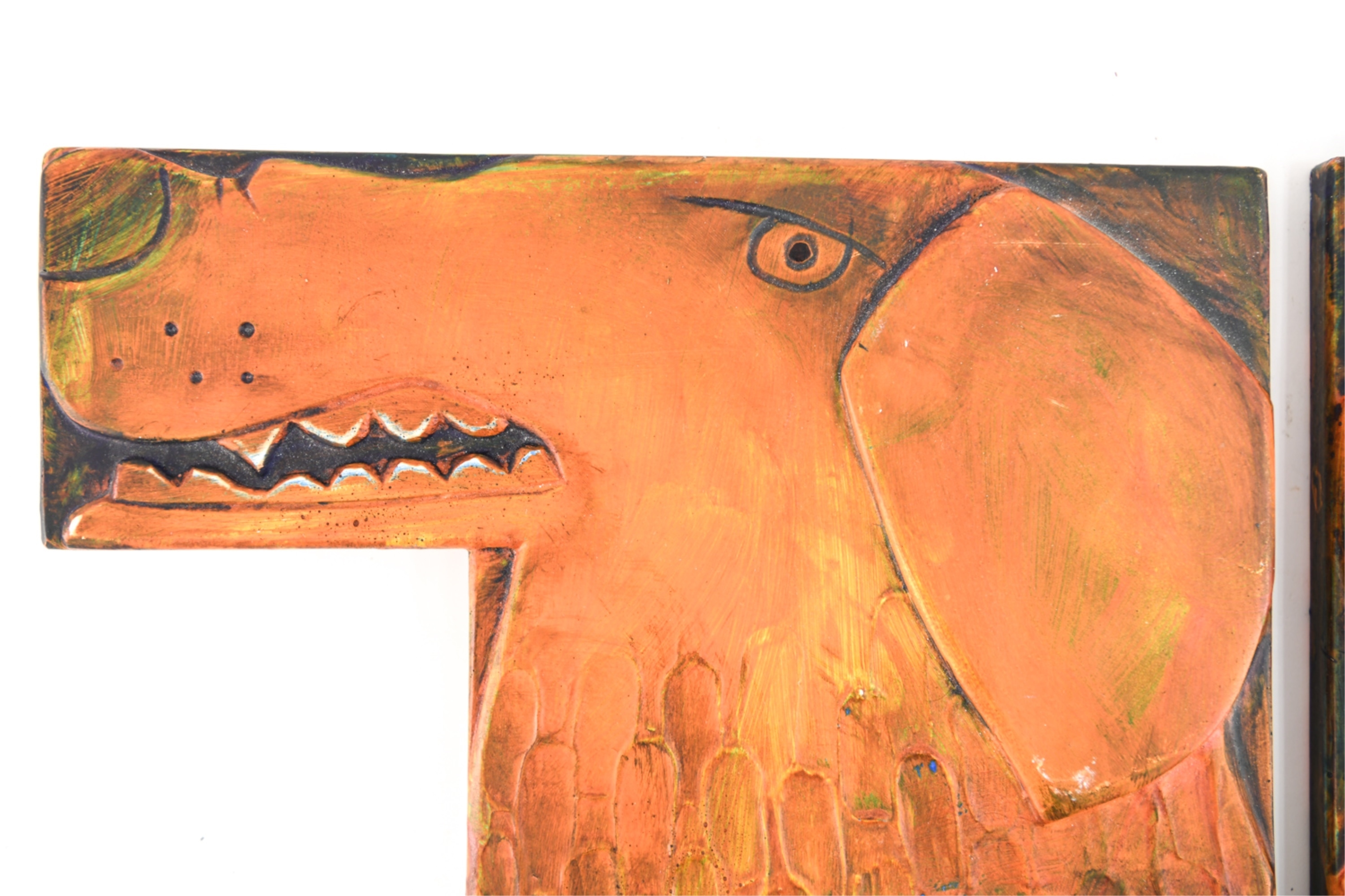 Greg Jaris | 2) GREG JARIS TRICK DOG CERAMIC DOG TILES | MutualArt