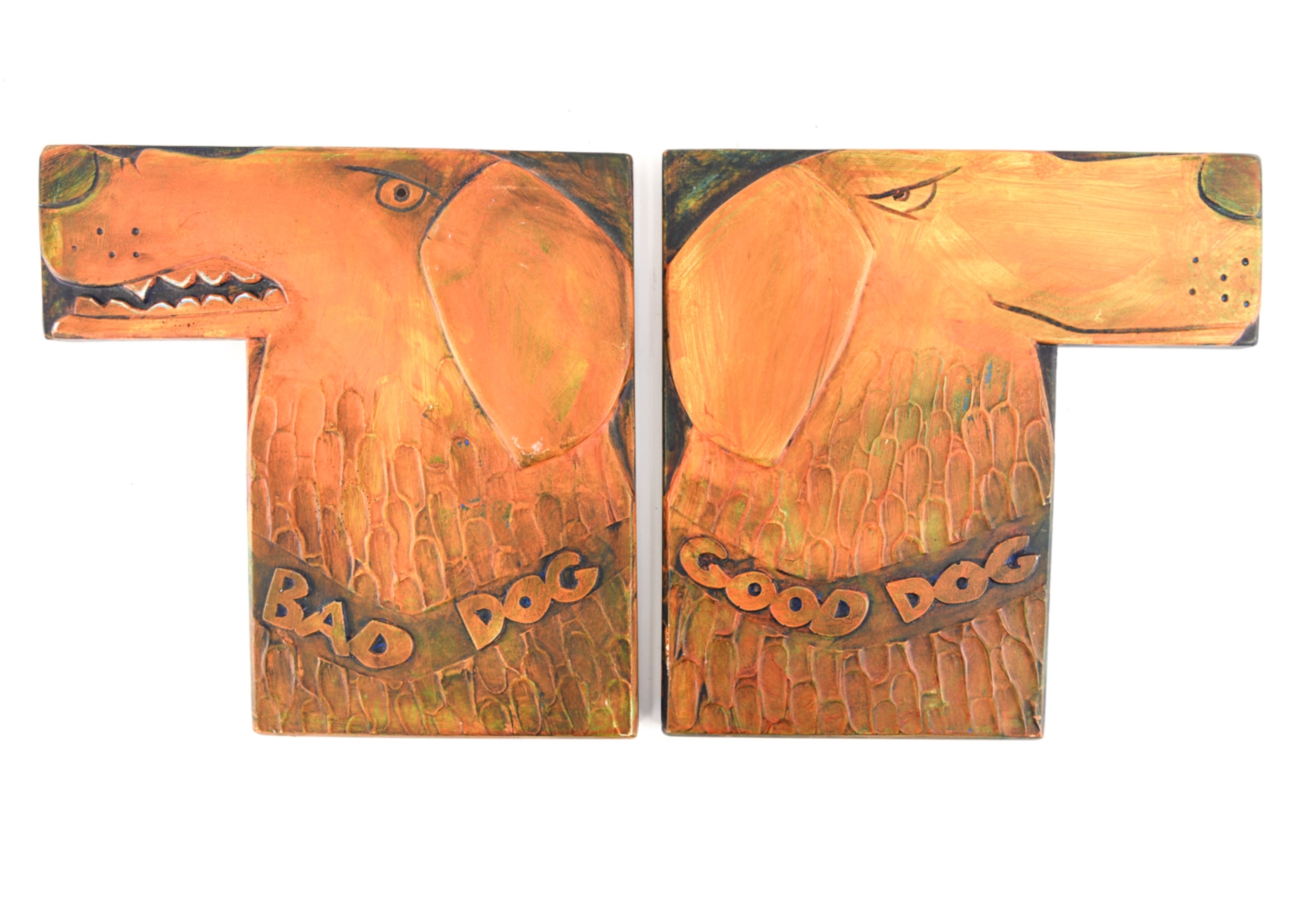 Greg Jaris | 2) GREG JARIS TRICK DOG CERAMIC DOG TILES | MutualArt