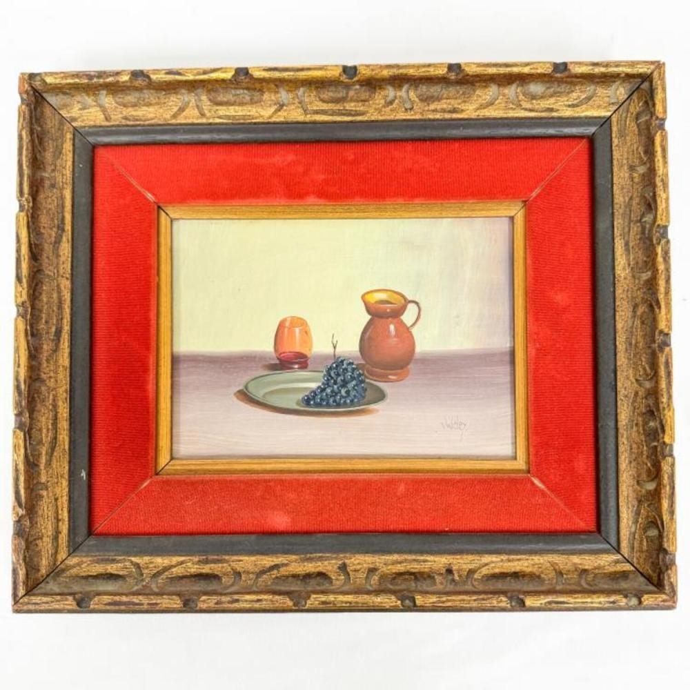 V. Weley | Pair of Original Oil Paintings on Board by Weley | MutualArt