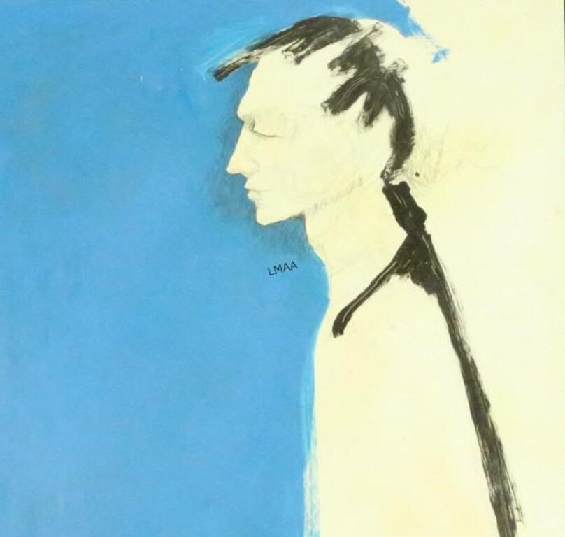 Bob Fowler | BOB FOWLER ABSTRACT PAINTING IN PROFILE OIL, 1998 (1998 ...