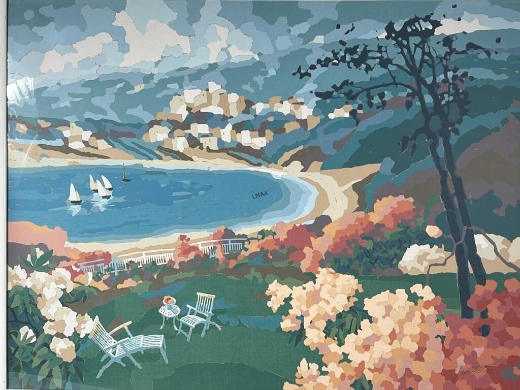 Max Hayslette | SIGNED MAX HAYSLETTE FRAMED LANDSCAPE | MutualArt