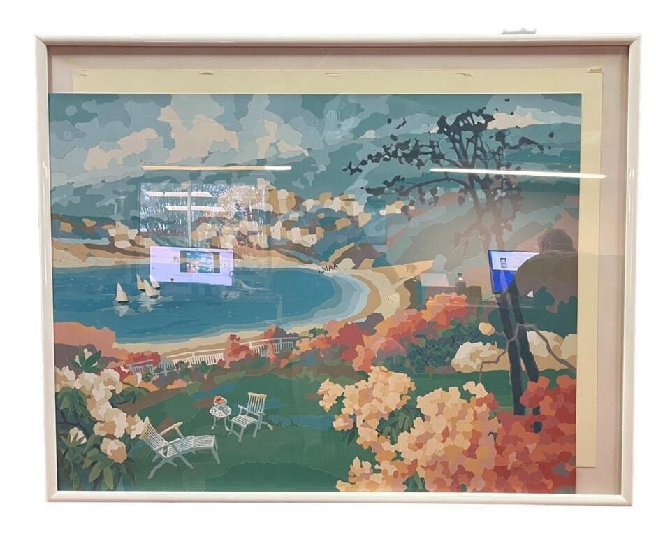 Max Hayslette | SIGNED MAX HAYSLETTE FRAMED LANDSCAPE | MutualArt