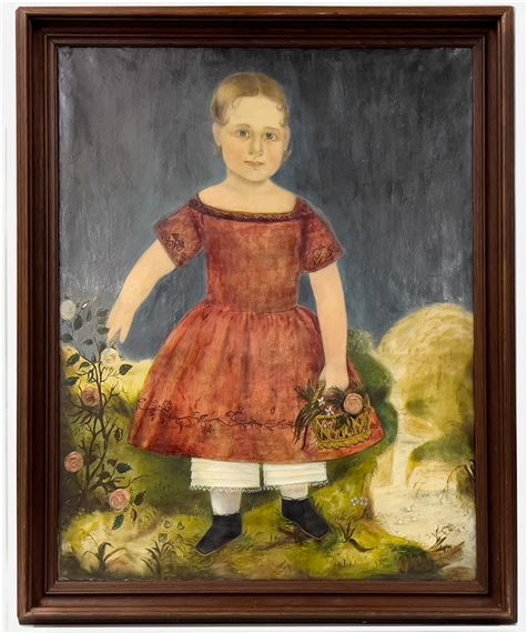 Samuel Miller | young girl picking flowers (1807) | MutualArt