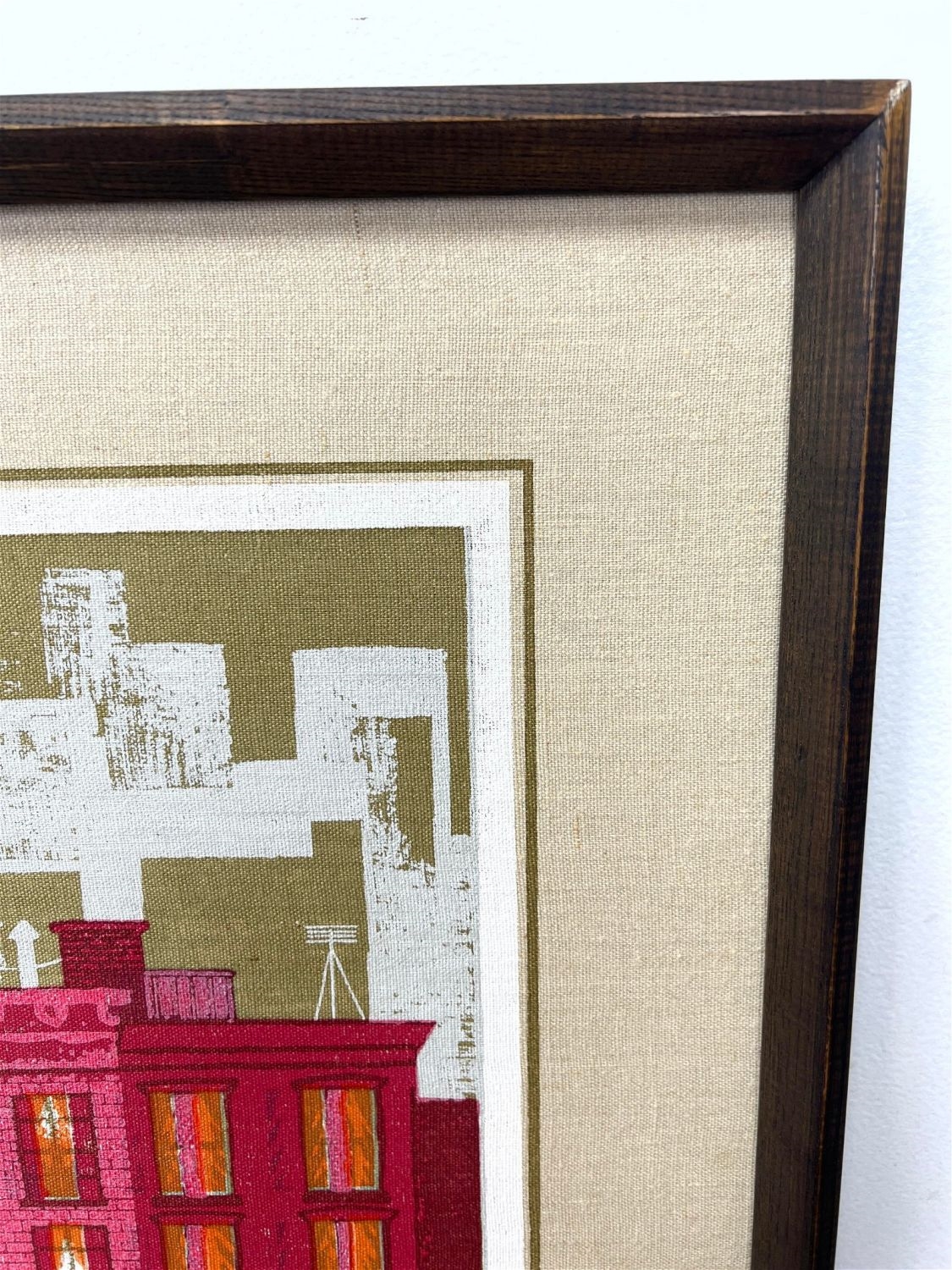 Robert Bushong | R BUSHONG Silkscreen Print of Buildings | MutualArt