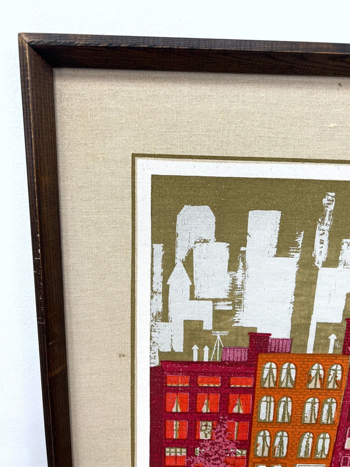 Robert Bushong | R BUSHONG Silkscreen Print of Buildings | MutualArt