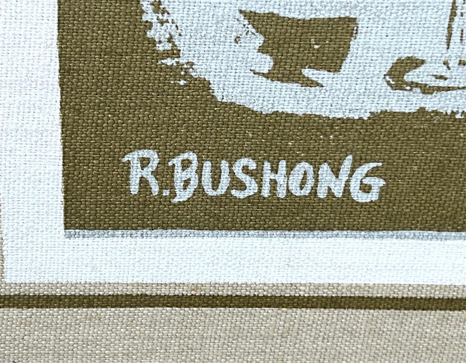 Robert Bushong | R BUSHONG Silkscreen Print of Buildings | MutualArt