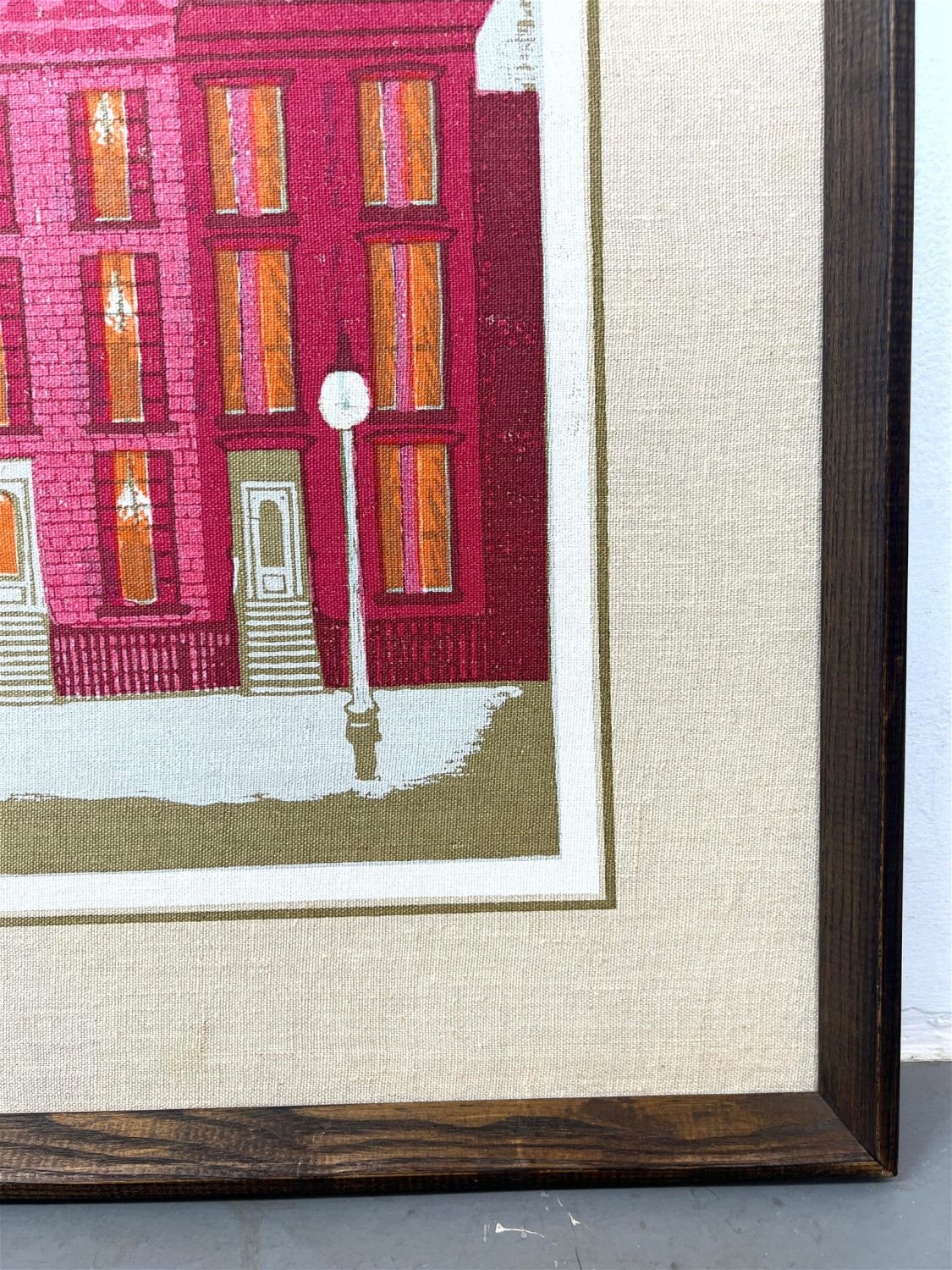 Robert Bushong | R BUSHONG Silkscreen Print of Buildings | MutualArt