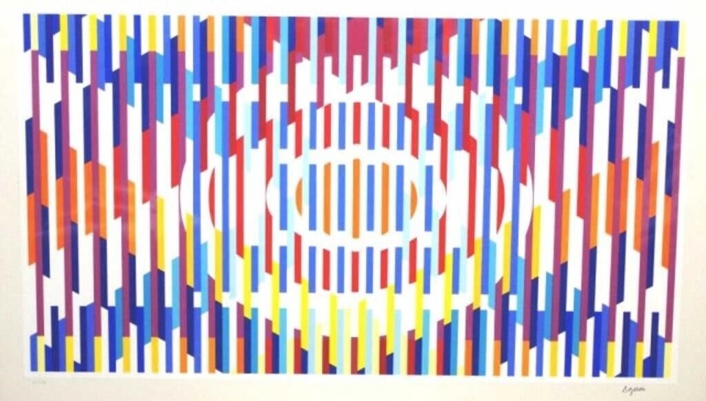 Yaacov Agam | Geometric kinetic sculpture (1974) | MutualArt