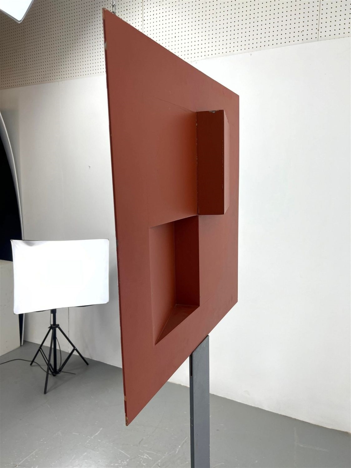 Gerald DiGiusto | Square sculptural form with raised and relief squares ...