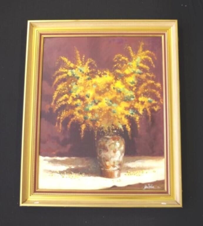 John Perkins | Still Life with Wattle | MutualArt